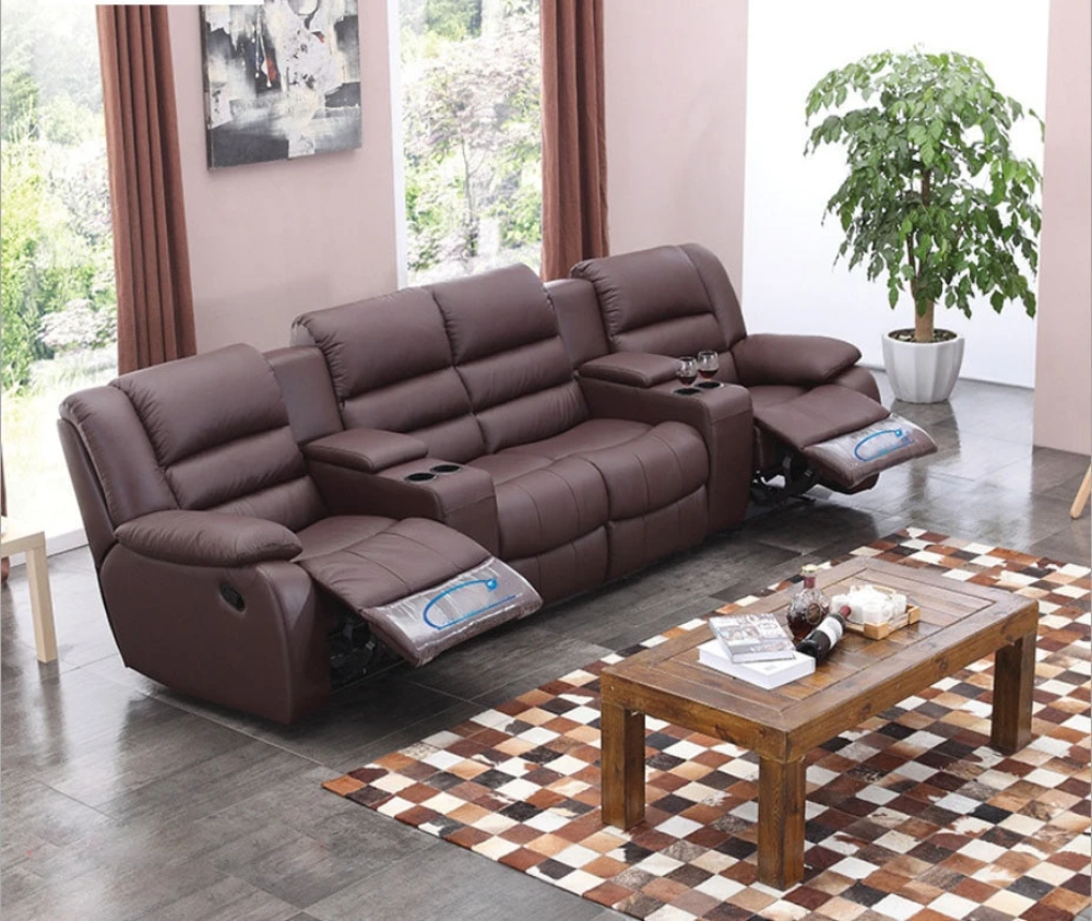 Brown-Color Reclining Sectional Sofa-Set - Online Furniture Store - My ...