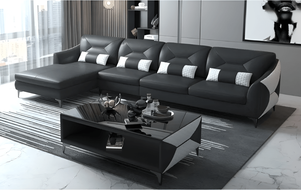 Western Fusion Sectional Sofa: Durable and Elegant Design - Online ...