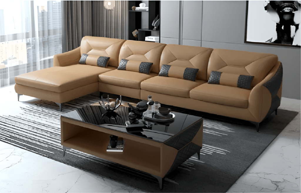 Western Fusion Sectional Sofa: Durable and Elegant Design - Online ...