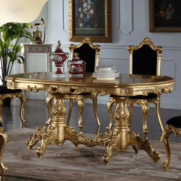 Royal Wooden Dining Set - Online Furniture Store - My Aashis