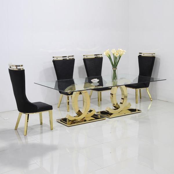 Transparent Glass Top Table - Online Furniture Store - My Aashis