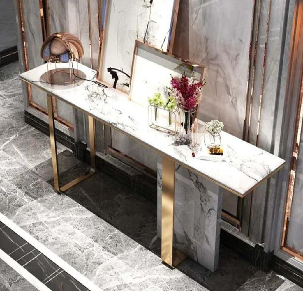 Console Table With Marble - Online Furniture Store - My Aashis