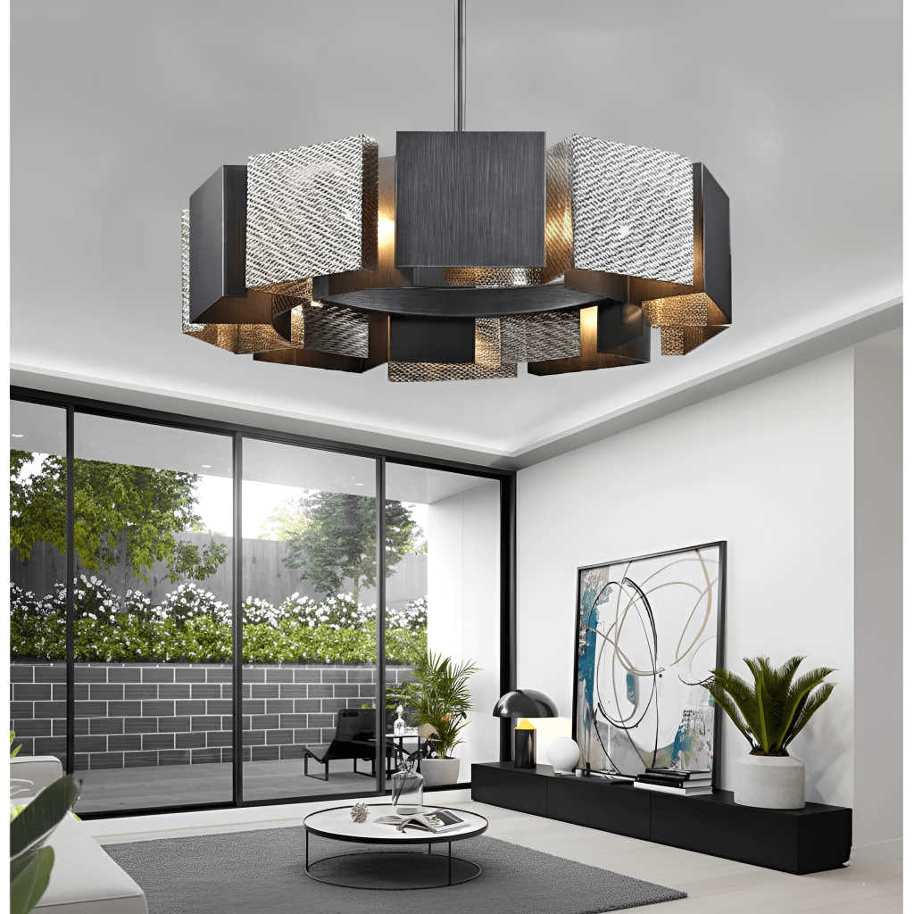 Elegant Metal Frame LED Pendant Light for Modern Homes - Online ...