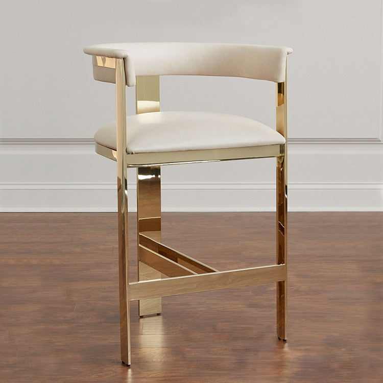 Set Of 2 Multi Purpose Modern Style Stainless Steel High Raised Chair ...