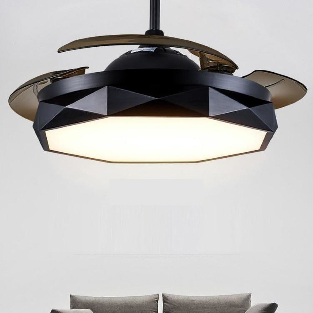 Round Attractive Invisible Fan Chandelier - Online Furniture Store - My ...