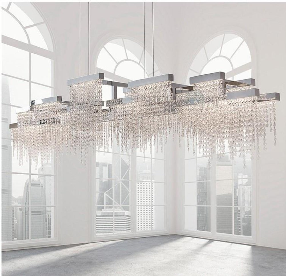 Fancy style Postmodern LED Crystal Chandelier - Online Furniture Store ...