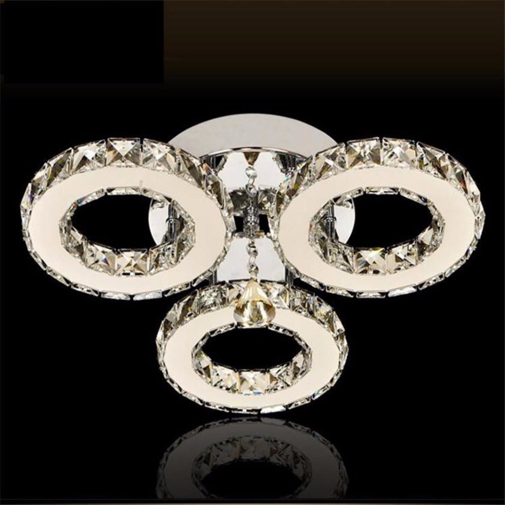 Modern Crystal LED Ceiling Light - Online Furniture Store - My Aashis