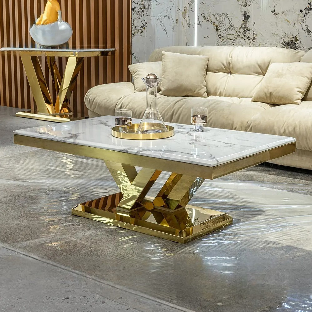 Astonishing Glossy Coffee Table Online Furniture Store - My Aashis