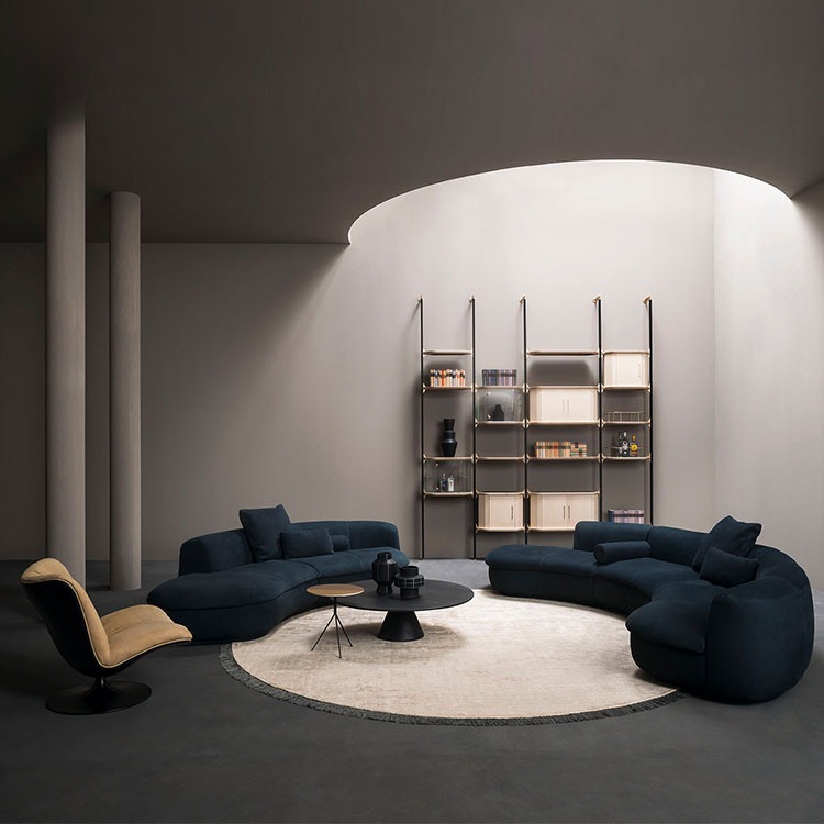 Marvelous Bended Design Fabric Sofa Set - Online Furniture Store - My ...