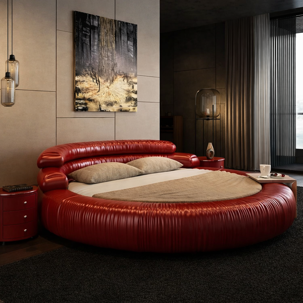 Italian Round Bed Frame: Luxurious and Comfortable Design